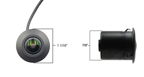 Flush Mount HD 180 Degree View Camera - 2103 - ZORG NA